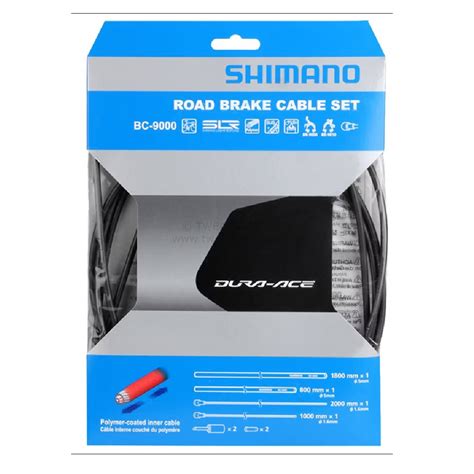 Shimano Dura Ace BC Polymer Coated Brake Cable Set Black Imaginary BikeWorks