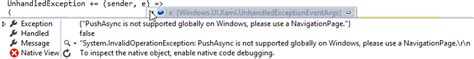 C Navigation On Windows Phone With Xamarin Forms Stack Overflow