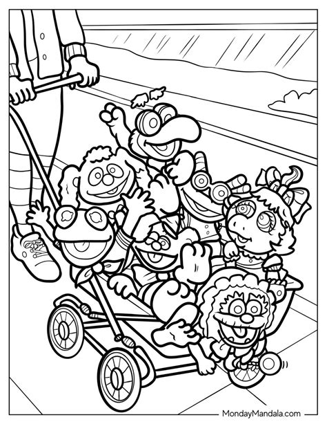 20 Muppets Coloring Pages Free Pdf Printables