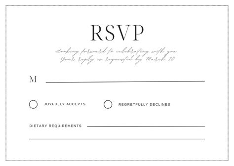 Free Printable Rsvp Cards