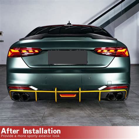 Buy Jc Sportline Carbon Fiber Rear Spoiler For Audi 4 Door A5 B9 Base
