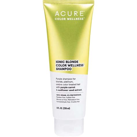Acure Ionic Blonde Colour Wellness Shampoo 236ml The Australian Products