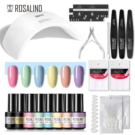 ROSALIND Juego de esmaltes en Gel para uñas barnices híbridos de