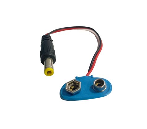 9v Battery Snap Connector With Dc Jack Connector Buy Online
