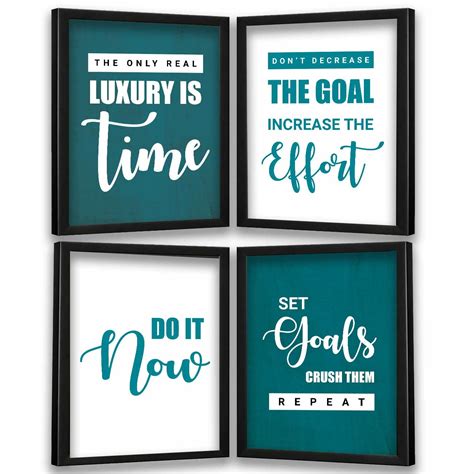Motivational Quotes Framed Posters Kotart