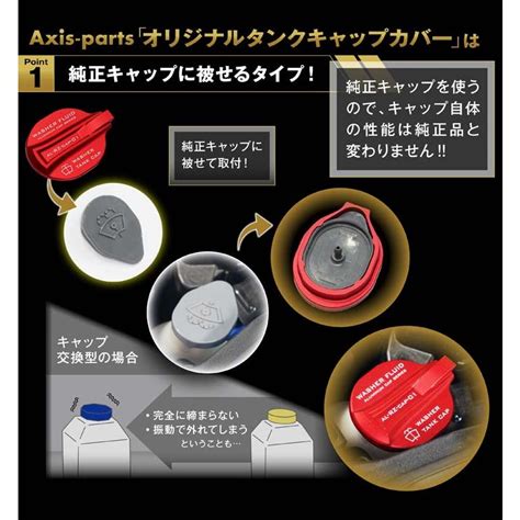 日産 フェアレディz型式：rz34年式：r44〜クーラントリザーブタンクキャップカバー3点セットsc Axis Parts