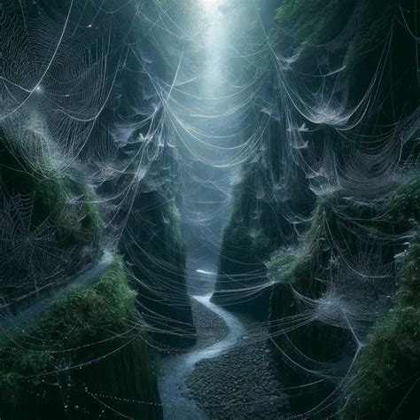 Fantasy Spider Web Valley Fantasy Aesthetic Spider Queen Fantasy City