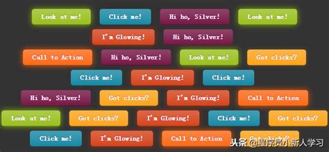 Actionglowingclicksilvercss3 纯css3发光按钮动画 非常绚丽css3 渐变发光按钮 Csdn博客