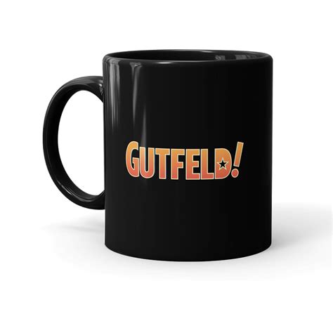 Gutfeld Logo Personalized Black Mug 11oz