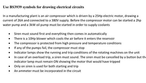 Solved Use Bs3939 ﻿symbols For Drawing Electrical Circuitsin