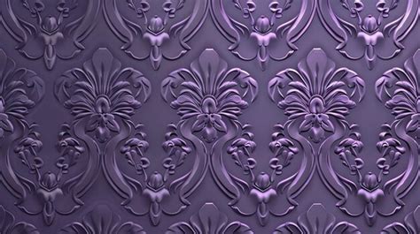 Embossed Pattern Wallpaper Premium Ai Generated Image
