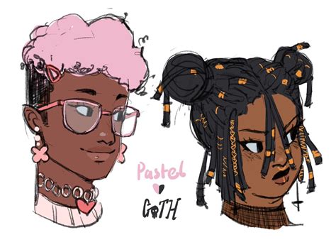 Shelly ~ 😶‍🌫️ On Twitter Rt Daitsaisan Pastel N Goth Ocs 💗🖤