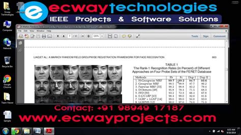 A Markov Random Field Groupwise Registration Framework For Face Recognition Youtube