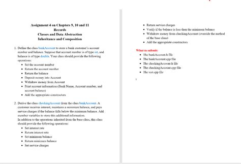 Solved Assignment 4 On Chapters 9 10 And 11 Records Classes