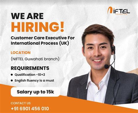 Priyanka Hazarika On Linkedin Hiring Position Customer Care Executive For International Process