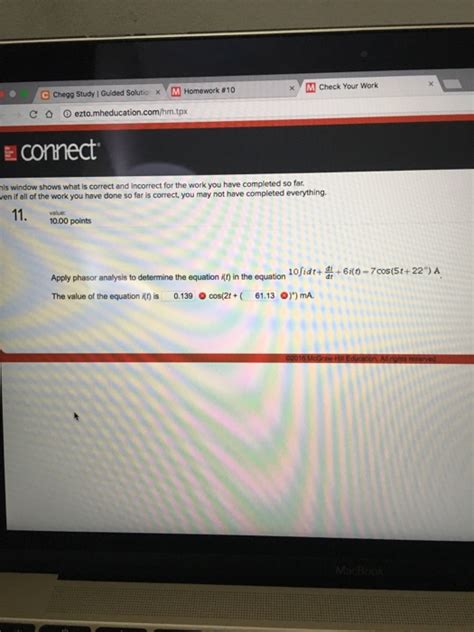 Solved Apply Phasor Analysis To Determine The Equation I T Chegg Com