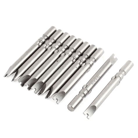 6mm Round Shank Dia U6 60mm Length Spanner Screwdriver Bits 10pcs