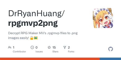 Github Drryanhuang Rpgmvp2png Decrypt Rpg Maker Mv S Rpgmvp Files