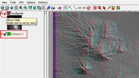 Relief Permukaan Bumi 3d Anaglyph Menggunakan Tntgis Tntmips Free