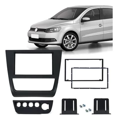 Moldura 2 Din Gol G6 2012 Preto Multimídia Mp5 7 Polegadas Parcelamento Sem Juros