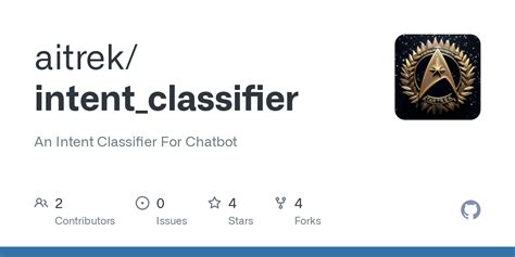 Github Aitrekintentclassifier An Intent Classifier For Chatbot