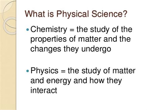 Intro To Physical Science Grade 8 Class B Only
