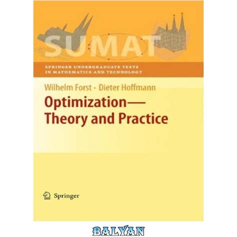 خرید و قیمت دانلود کتاب Optimization—theory And Practice ترب
