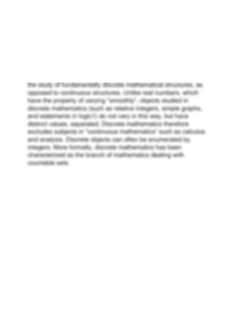 solution what is a discrete signal and a discrete math structure