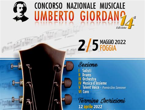Il Concorso Umberto Giordano 2022 Con Irene Grandi Sunday Radio La