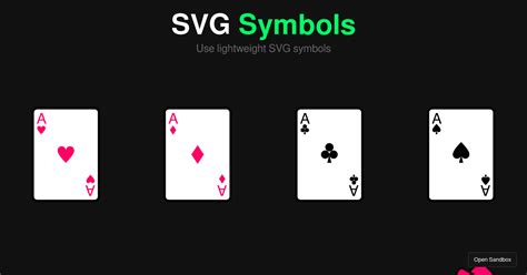 SVG Cards Codesandbox