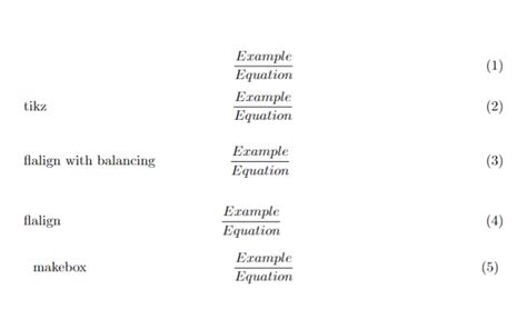 Alignment Equation With Tags On Both Sides TeX LaTeX Stack Exchange