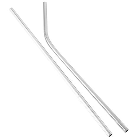 100pcs Metal Straws Can Be Reused 304 Stainless Steel Drinking Water