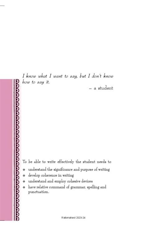 Ncert Book Class English Chapter Note Making Session