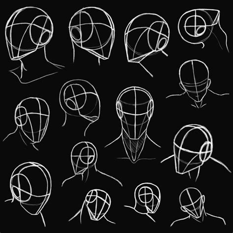 Head With The Loomis Method Çizim Fikirleri Sanatsal Anatomi