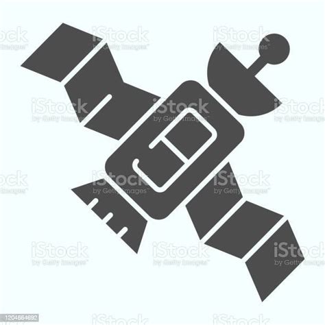 衛星實體圖示空間軌道通信與碟系統廣播宇宙探索設計理念白色背景的字形象形圖用於網頁和應用向量圖形及更多10號圖片 10號 一個物體