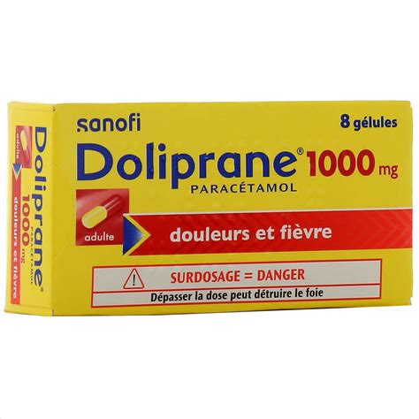 Doliprane 1000 Mg