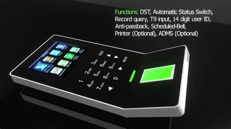Essl Finger Scanner Fingerprint Biometric Attendance Machine F22
