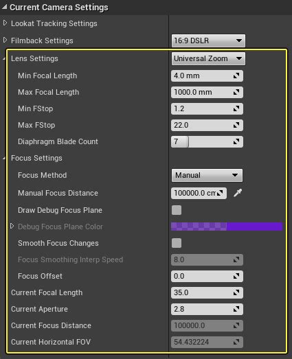 Depth Of Field Unreal Engine 4 26 Documentation