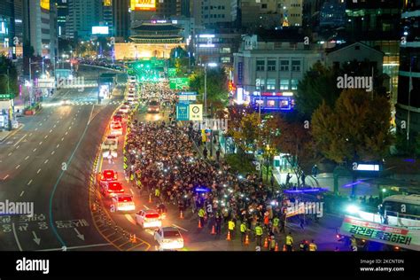 Candlelight Rally Demanding The Resignation Of President Yoon Suk Yeol