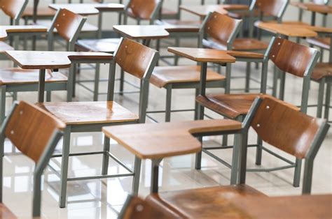 Premium Photo Empty University Classrooms During The Plague
