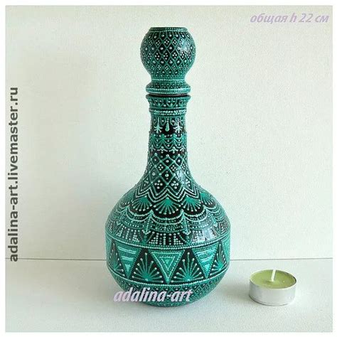 точечная роспись бутылок 17 тыс изображений найдено в Яндекс Картинках Искусство из бутылок