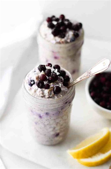 Nutritious Lemon Blueberry Overnight Oats Hannah Magee Rd Artofit