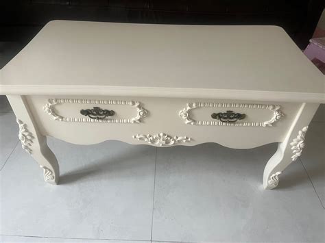 Unique European Style Vintage Rectangular Shaped Coffee Table