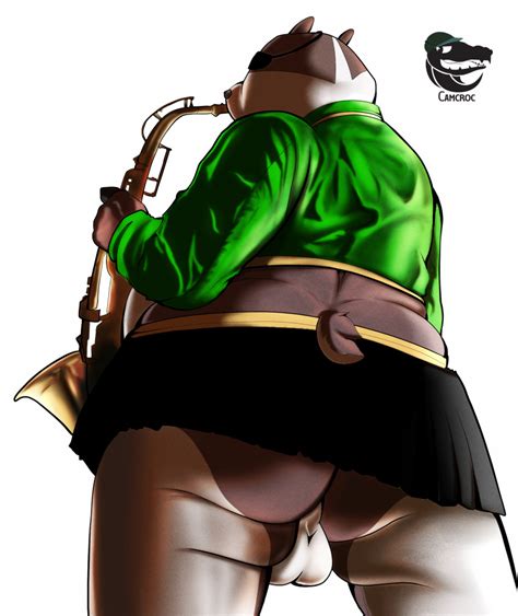 Rule 34 Absurd Res Anthro Ass Badgerclops Balls Bottomwear Camcroc