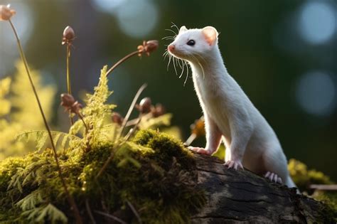 Premium Ai Image Eurasian Ermine In The Wild