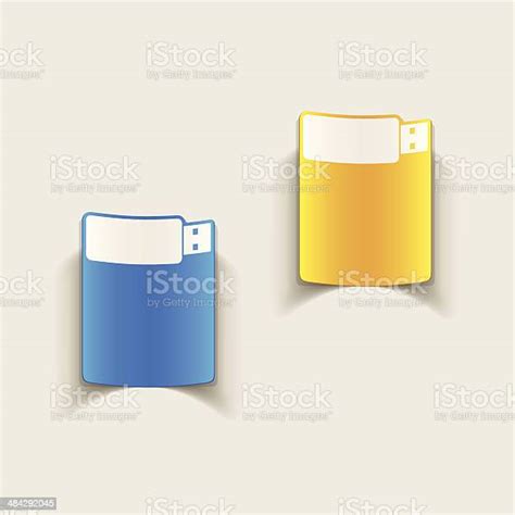 실감나는 디자인 요소 Usb 0명에 대한 스톡 벡터 아트 및 기타 이미지 0명 Usb 케이블 그림자 Istock