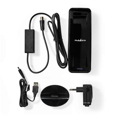 Indoor HDTV Antenna Active FM UHF VHF Reception Range Km LTE Gain DB
