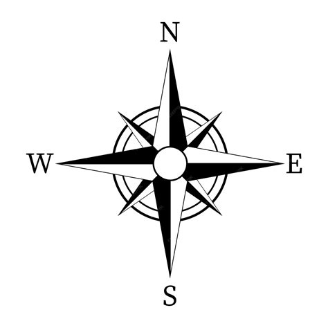 Premium Vector Compass Rose Icon