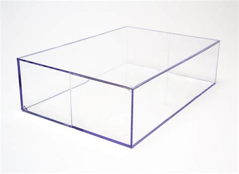 Clear Display Case G Large Flat Rectangular