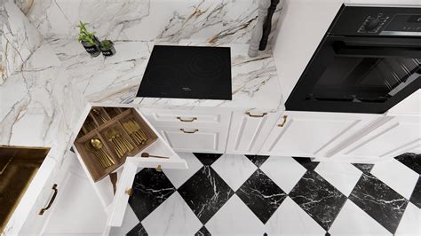 Луксозна Ъглова Кухня 6018 ️ Мебели Еврика